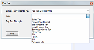 How To Remove Items from the Pay Tax Screen