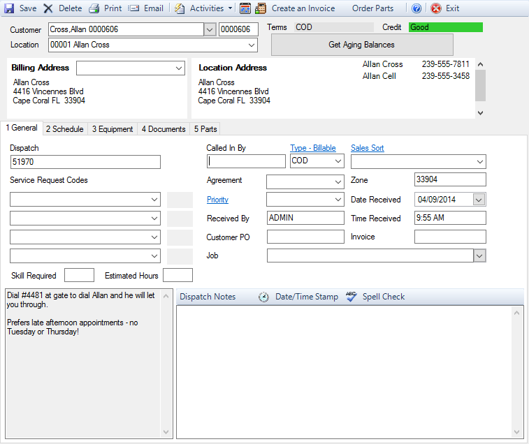 How Do I Create a Dispatch?
