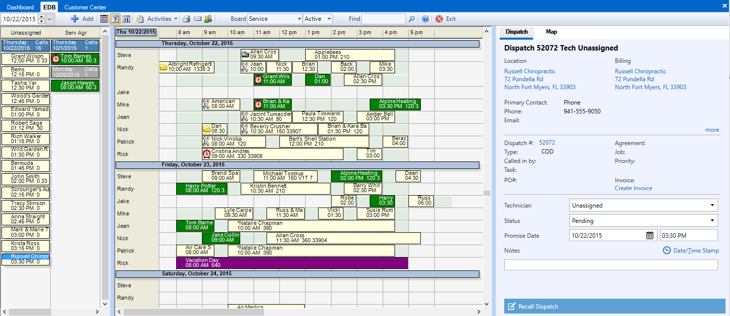 Introduction to the Electronic Dispatch Board