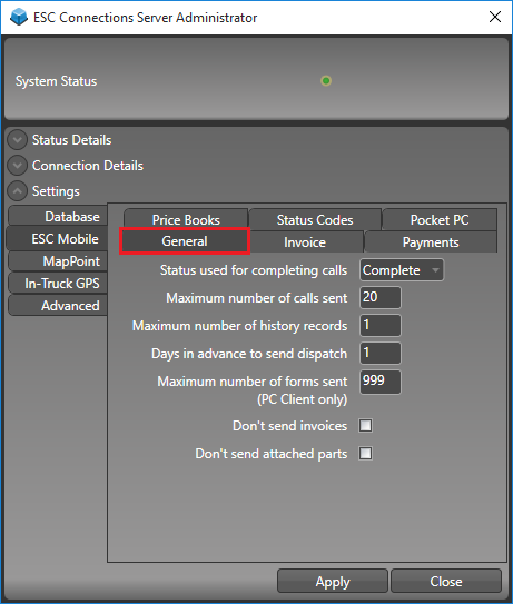 How to Configure ESC Connections Server for ESC Mobile