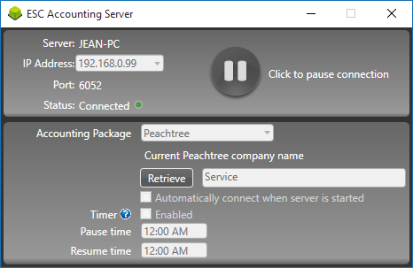 Sage 50 Integration: Install and Connect the ESC Accounting Server