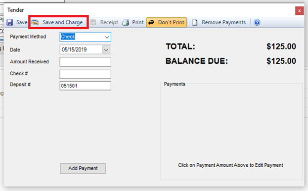 How to take a check payment in the office with Clearent Payments