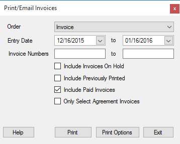 How Can I Print or Email Multiple Invoices at Once?