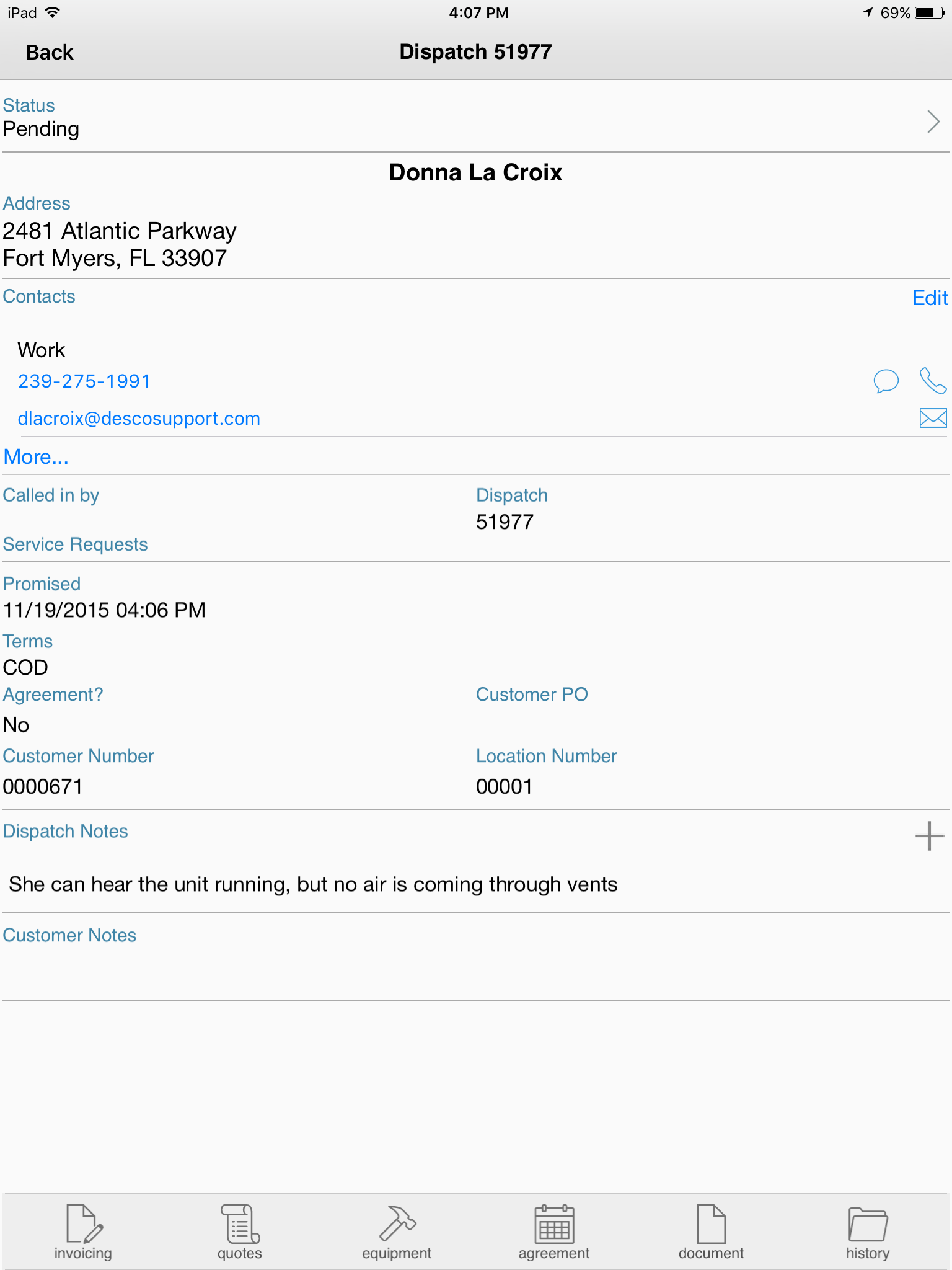 ESC Mobile Tech: Working with Dispatches
