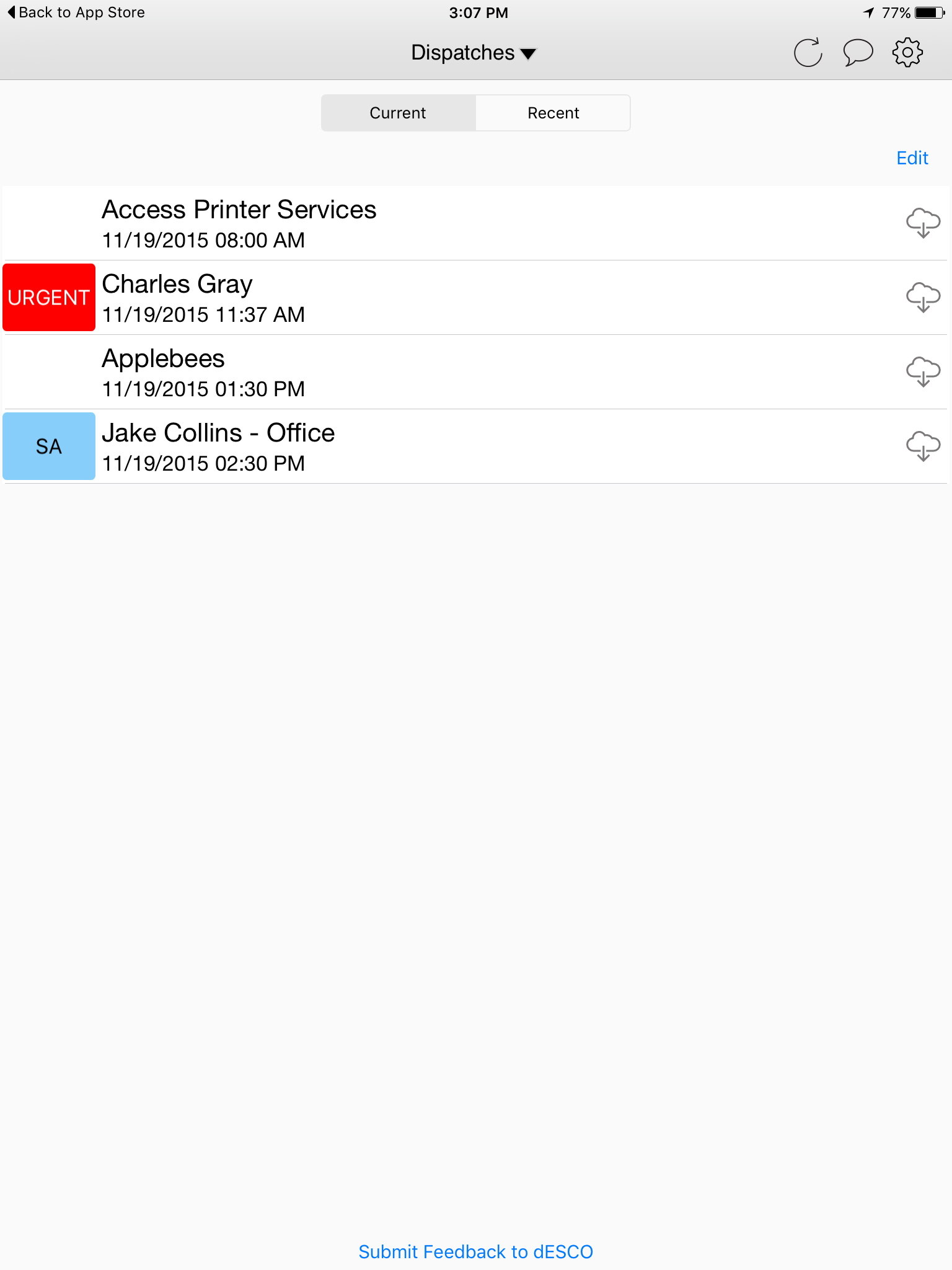 ESC Mobile Tech: Working with Dispatches
