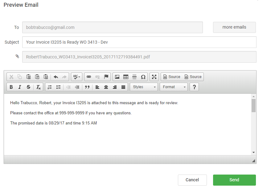 How to customize the Subject and Body of your Invoice and Quote Emails