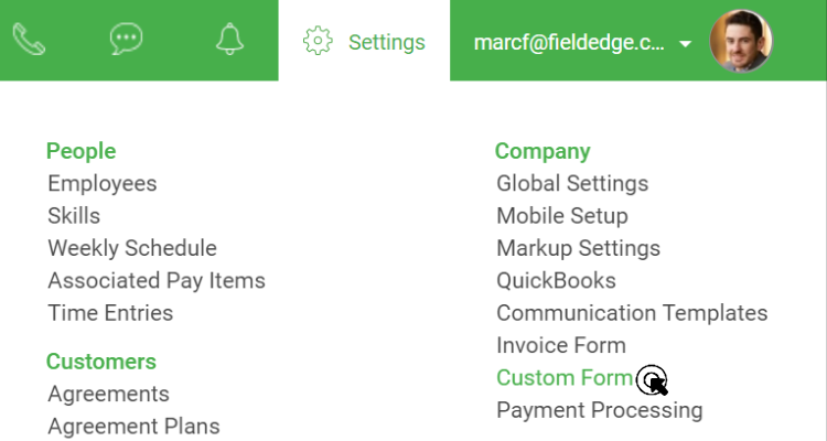 How to create a Custom Form