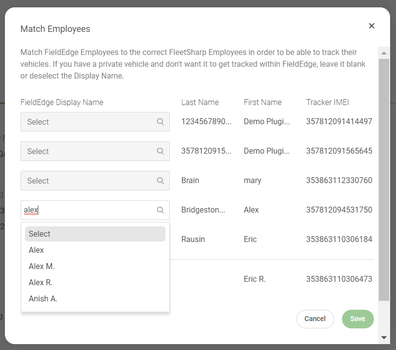 Using and Setting Up the FleetSharp Integration
