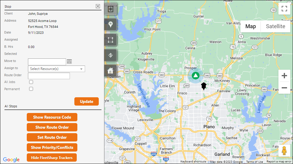 Using FleetSharp on the Dispatch Board
