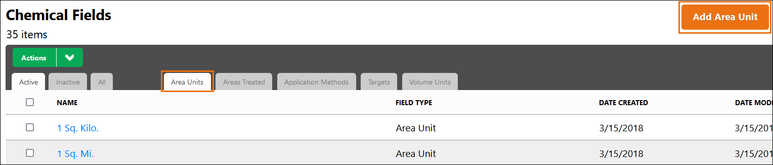 Set Up Chemical Tracking - General Chemical Settings